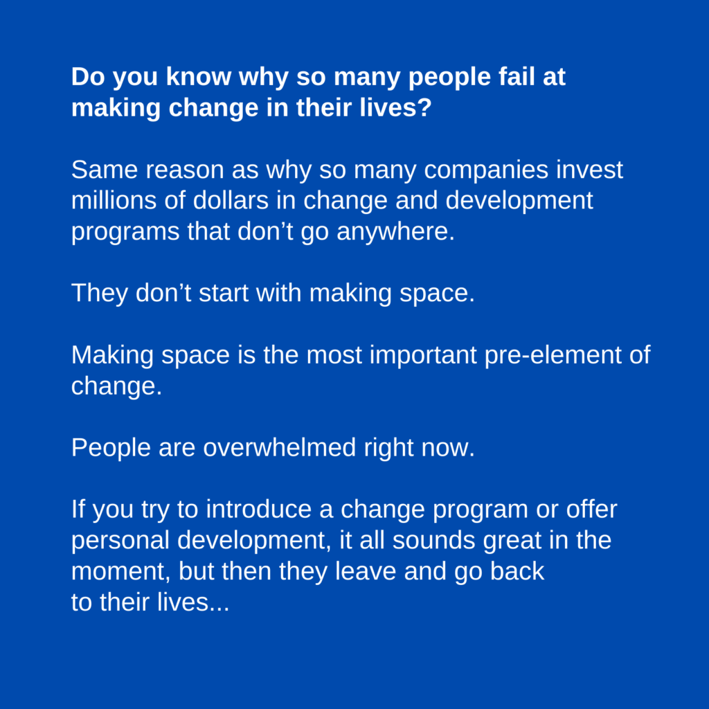 Why Change Fails - HigherMindfulness.com